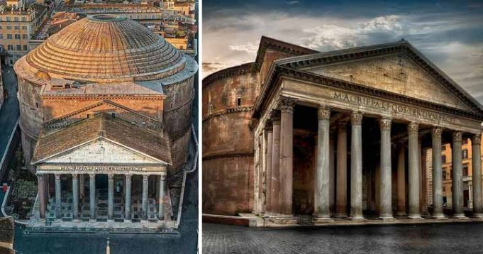 Panteonul din Roma, una dintre cele mai impresionante clădiri din istorie