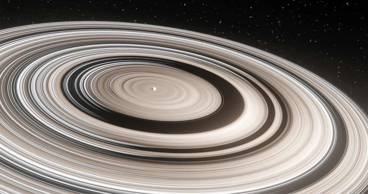 Super-Saturn: planeta misterioasă ale cărei inele se întind pe 180 de ...