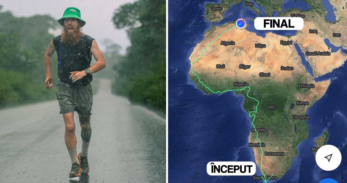 Primul om care a alergat de-a lungul întregii Africi. Cât a durat cursa ...