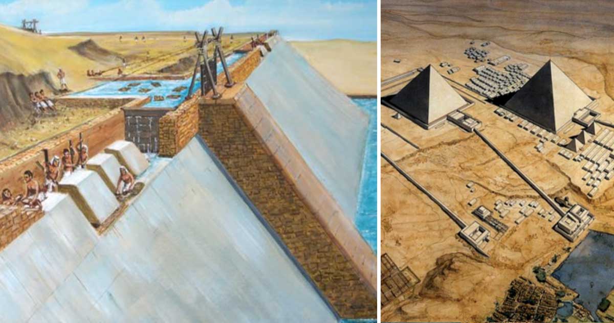 Teoria conform căreia piramidele din Egipt au fost construite cu ...